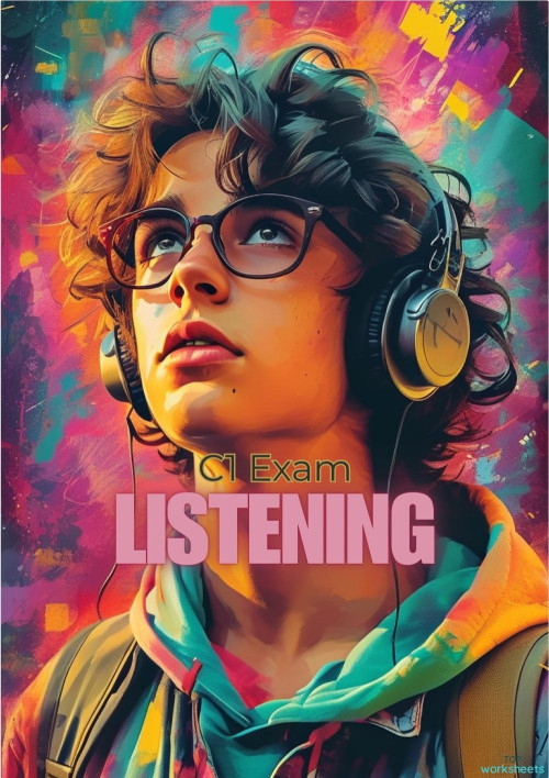 C1 Listening Exam. Interactive worksheet | TopWorksheets