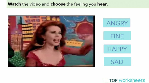 L3 - A14 - Feelings, Listening and Reading. Interactive worksheet ...