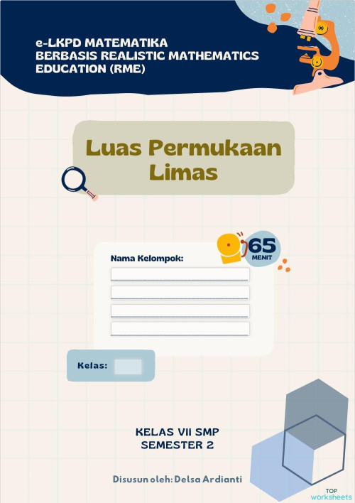 e-LKPD Luas Permukaan Limas. Lembar kerja interaktif | TopWorksheets