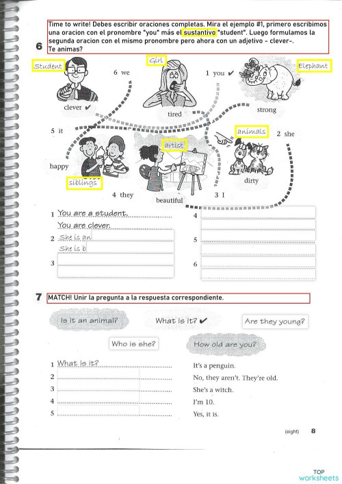 Question Words ( Who? - What? - How old? ). Interactive worksheet ...