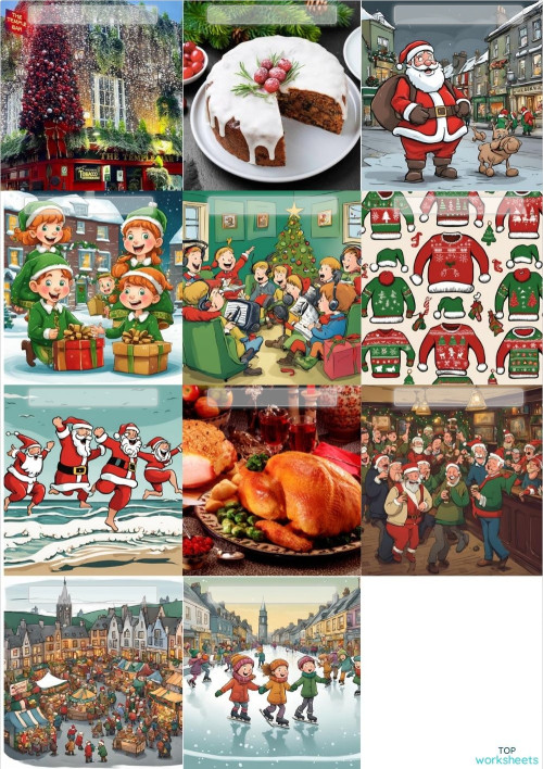 IRISH CHRISTMAS. Interactive worksheet | TopWorksheets