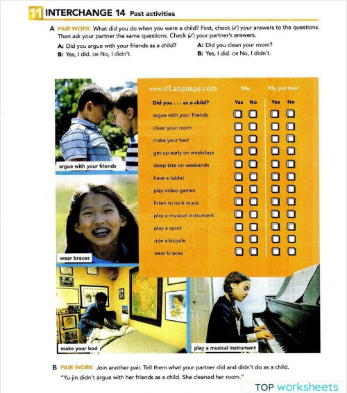 Interchange 014 Student's 11. Interactive worksheet | TopWorksheets