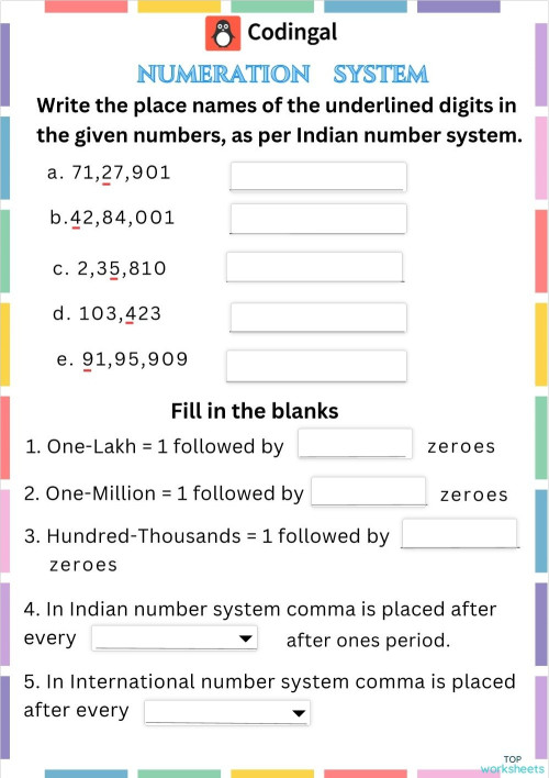 M_G04M01L01_WA01_IN_Introduction to Place Value. Interactive worksheet | TopWorksheets