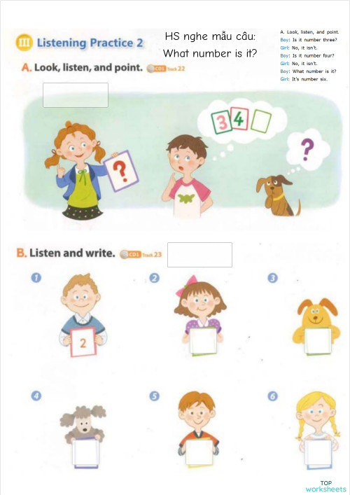 LIS_UP1_U3B_NUMBERS. Interactive worksheet | TopWorksheets