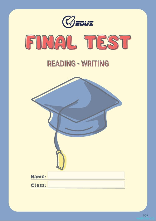 READING FINAL TEST. Interactive worksheet | TopWorksheets