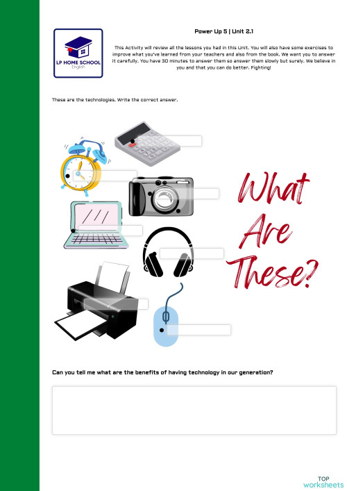 Power Up 5 | Unit 2.1. Interactive worksheet | TopWorksheets