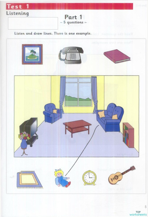 Starters 3 test 1. Interactive worksheet | TopWorksheets