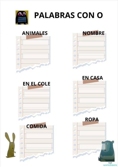 lectura con Pr/Colegio Petit. Ficha interactiva | TopWorksheets