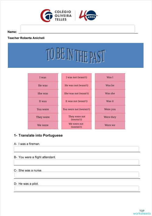 Interactive worksheets and online exercises in Brazil | TopWorksheets