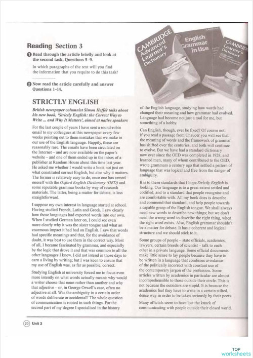 IV - READING - UNIT 11. GETTING THE MESSAGE ACROSS. Interactive ...