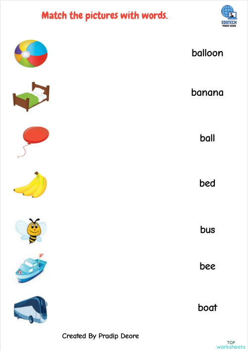 Letter B worksheet. Interactive worksheet | TopWorksheets