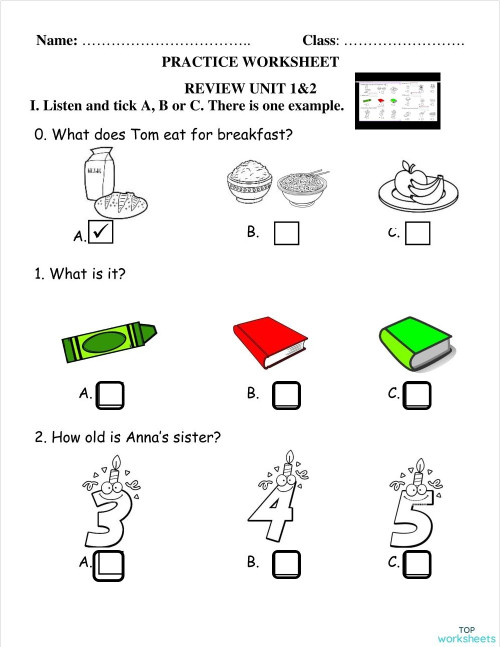 S1_Revision for Progress Test 1_PT2. Interactive worksheet | TopWorksheets