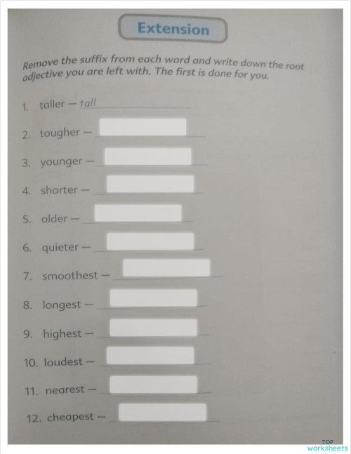 AGP-2 (Unit 15 Page 65 - Extension). Interactive worksheet | TopWorksheets