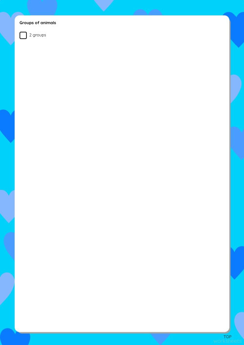 Animals with backbones. Interactive worksheet | TopWorksheets