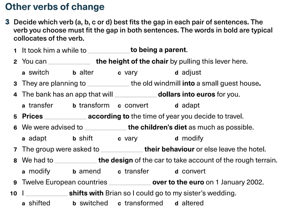 Ready for CAE unit 2 (Tenses & Voc). Interactive worksheet | TopWorksheets
