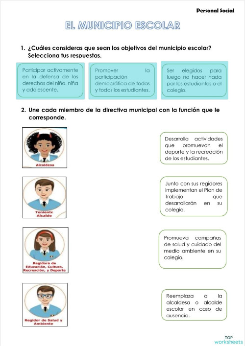 CARACTERISTICAS DIGNIDAD DE LA MUJER. Ficha interactiva | TopWorksheets