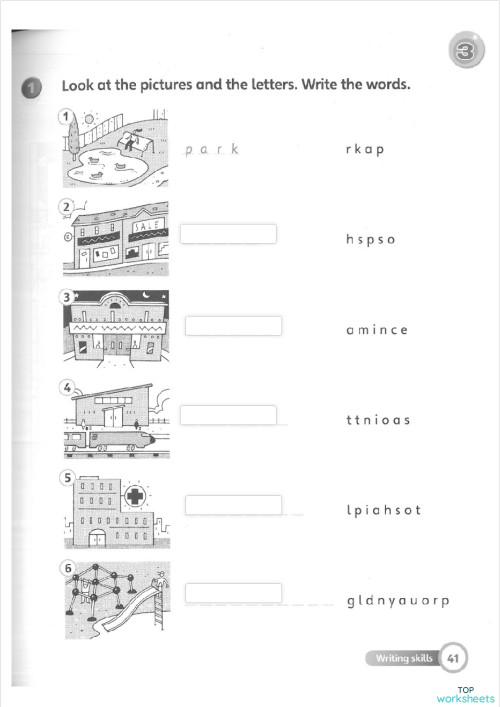 Level 2- Unit 3 Workbook - P41. Interactive worksheet | TopWorksheets