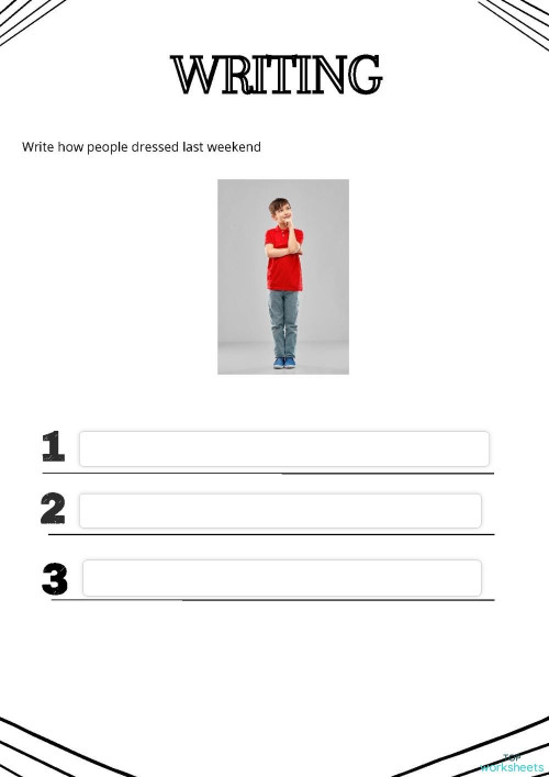 Writing U3. Interactive worksheet | TopWorksheets
