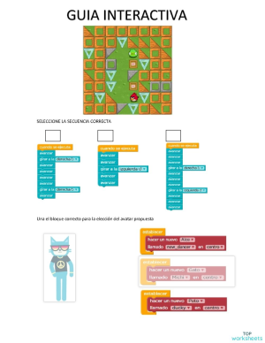 guía interactiva. Ficha interactiva | TopWorksheets