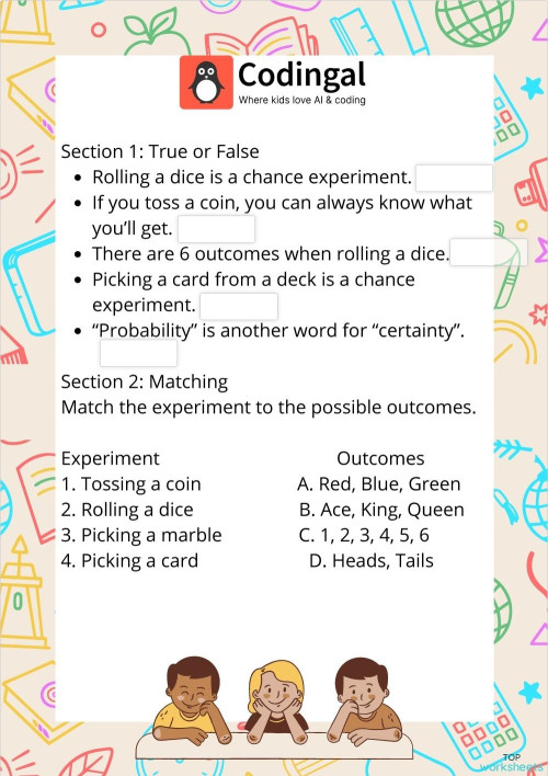 M_G03M30L65_WC02_Conduct_chance_experiments_2. Interactive worksheet ...