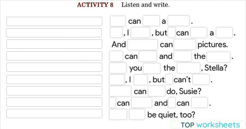 KB109 Section 2 Activity 8. Interactive worksheet | TopWorksheets