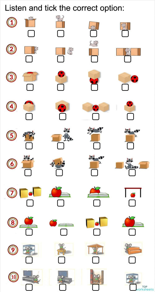 EN3_Georgina_prepositions. Interactive worksheet | TopWorksheets