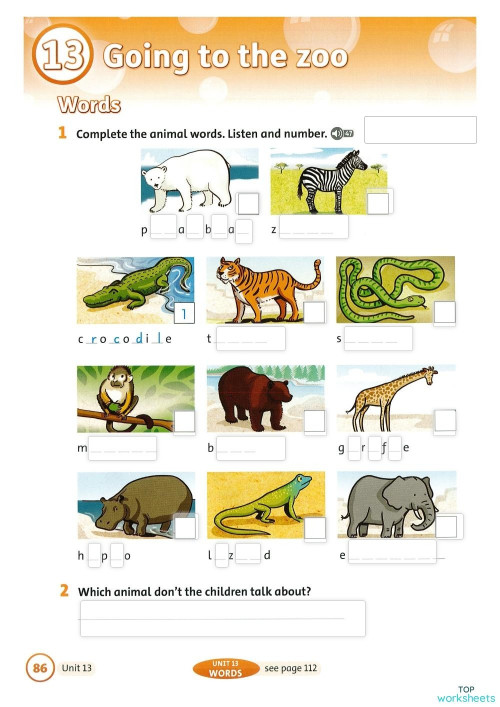 Interactive worksheets and online exercises in english | TopWorksheets