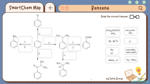 BENZENE & DERIVATIVES 1. Interactive worksheet | TopWorksheets