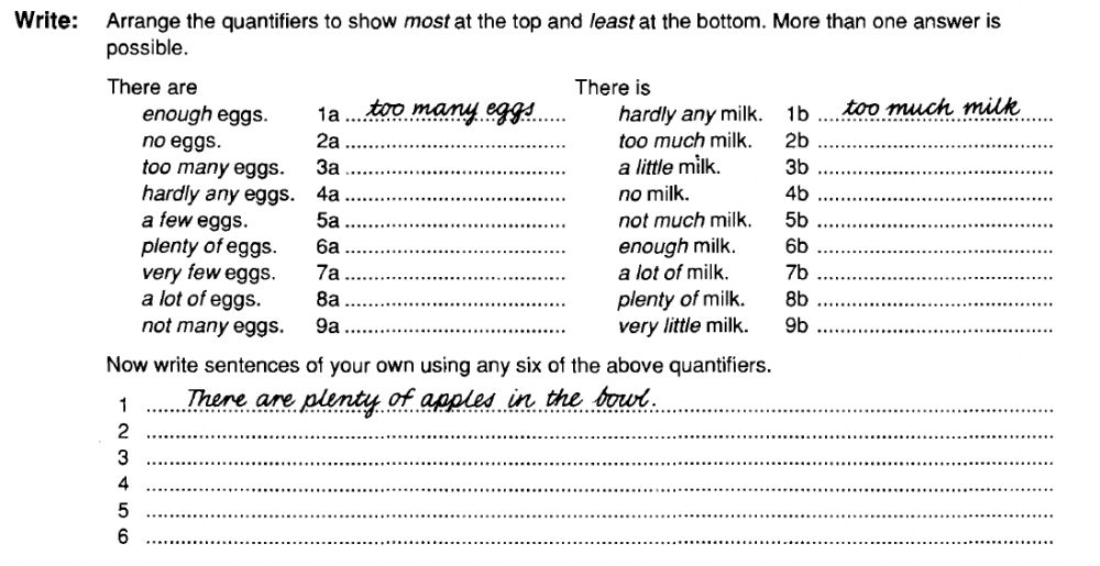 Activities - Quantity. Interactive worksheet | TopWorksheets
