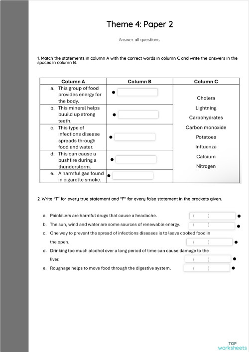 Science Interactive Worksheets And Online Exercises Topworksheets