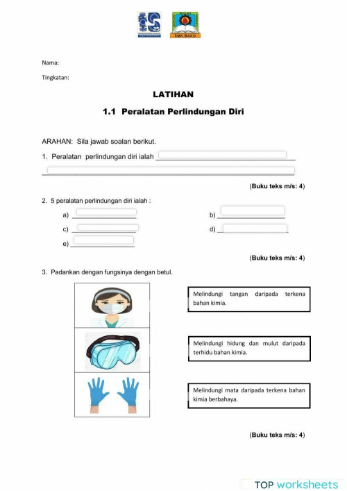 SOALAN BAHASA ARAB TAHUN 3. Interactive worksheet | TopWorksheets