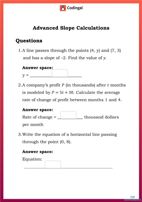 M_G08M11L28_WE01_Slope_of_a_Line_and_Rate_of_Change_. Interactive worksheet | TopWorksheets