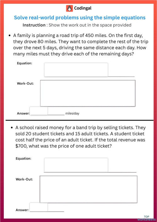 M_G06M08L33_WE02_Solving_Simple_Equations_6. Interactive worksheet ...