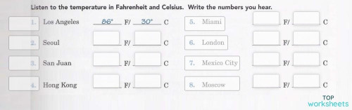 vocabulary weather. Interactive worksheet | TopWorksheets