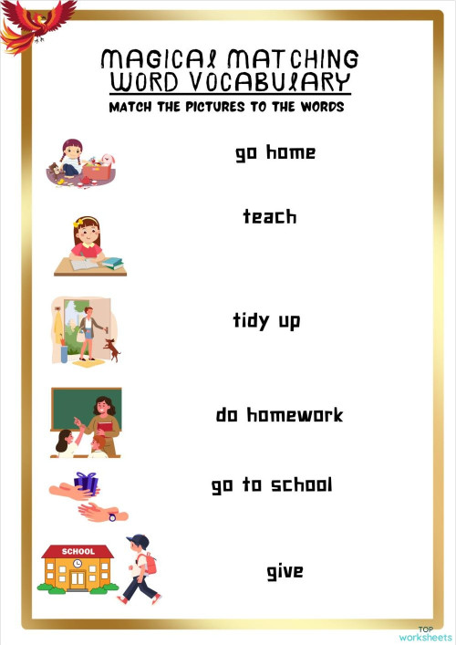 Verbs-HP 1. Interactive worksheet | TopWorksheets