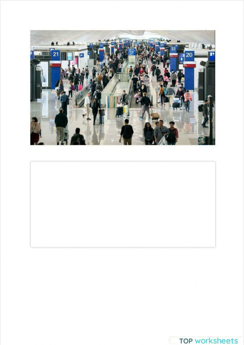 Describe la imagen. Ficha interactiva | TopWorksheets