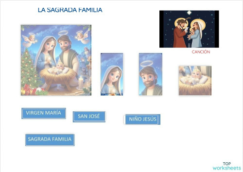 SAGRADA FAMILIA. Ficha interactiva | TopWorksheets