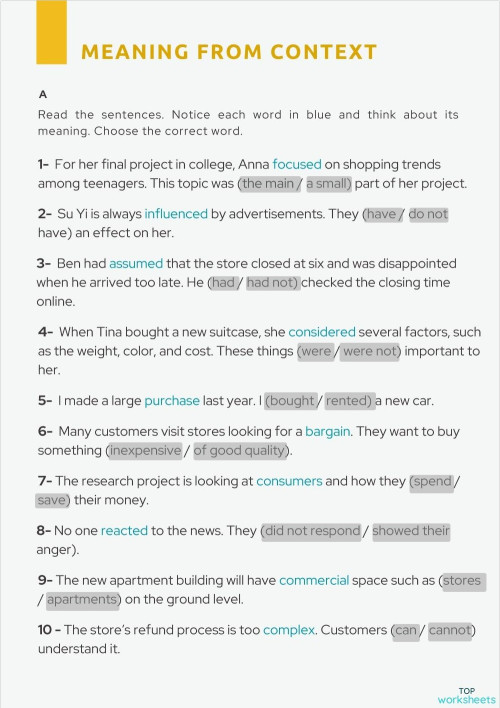 CLOTHES WORKSHEET. Interactive worksheet | TopWorksheets