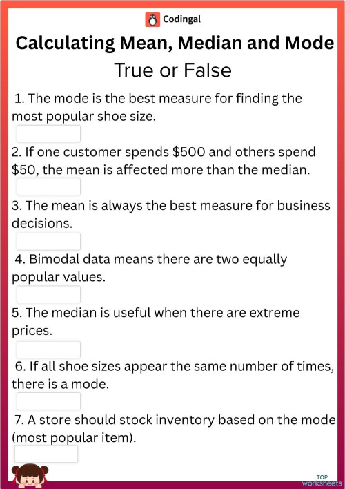 M_G07M17L60_WC02_Calculating_Mean,Median,and_Mode_2. Interactive worksheet | TopWorksheets