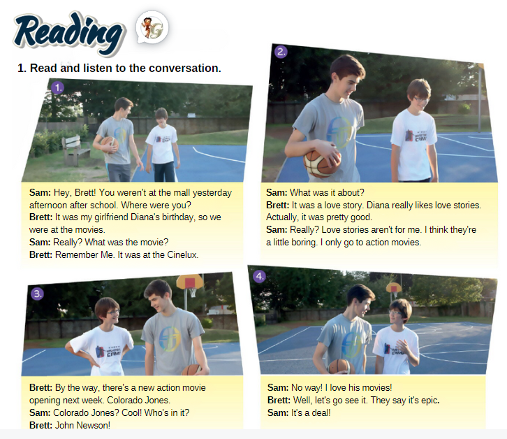 III trimestre 6.1 Were you at the movies. Interactive worksheet ...