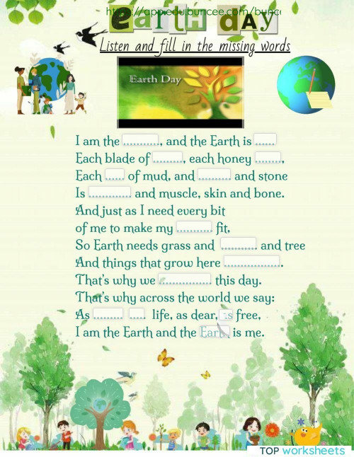 Earth Day 2021. Interactive worksheet | TopWorksheets