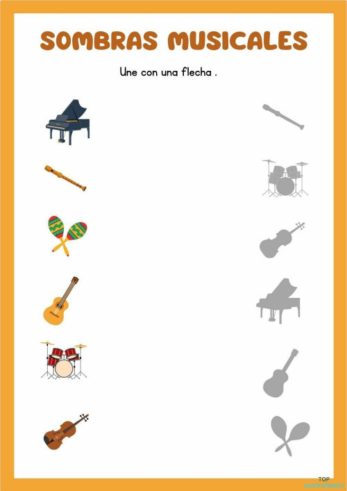 Instrumentos musicales: fichas interactivas y ejercicios online ...