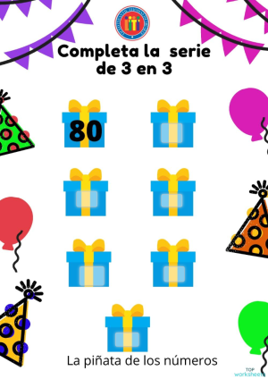 serie 3 en 3. Ficha interactiva | TopWorksheets