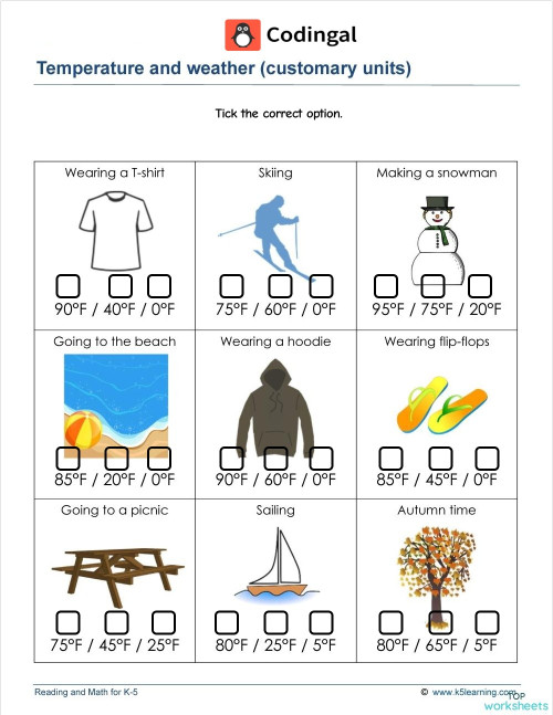 M_G04M13L44_WC01_Tick the correct units according to the environment ...