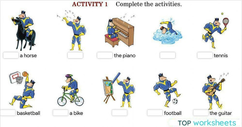 Interactive worksheets and online exercises in english | TopWorksheets