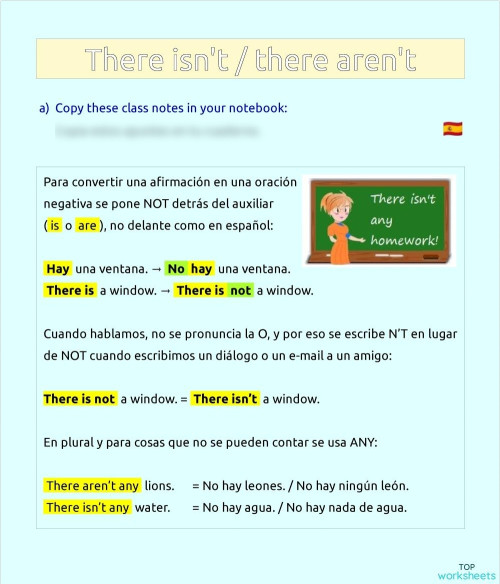 There is not. Interactive worksheet | TopWorksheets