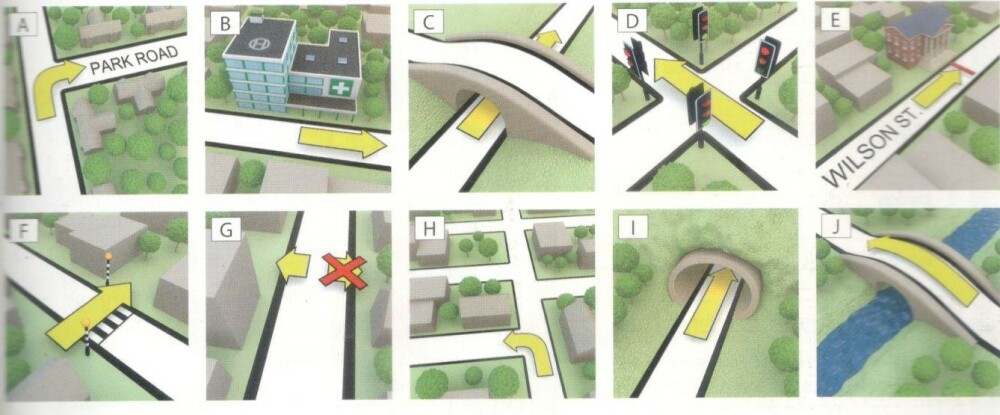 Giving directions - Matching. Interactive worksheet | TopWorksheets