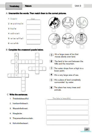 GS2-Unit 3 - Vocabulary 1.2 - Homework. Bài tập tương tác | TopWorksheets