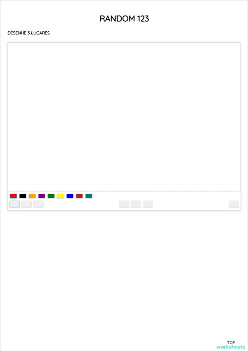 RANDOM 123. Ficha interativa | TopWorksheets
