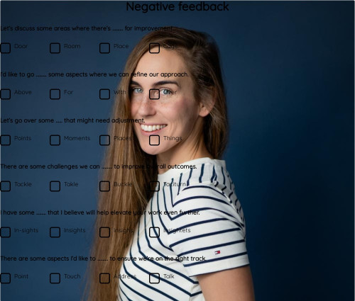 Negative feedback. Interactive worksheet | TopWorksheets